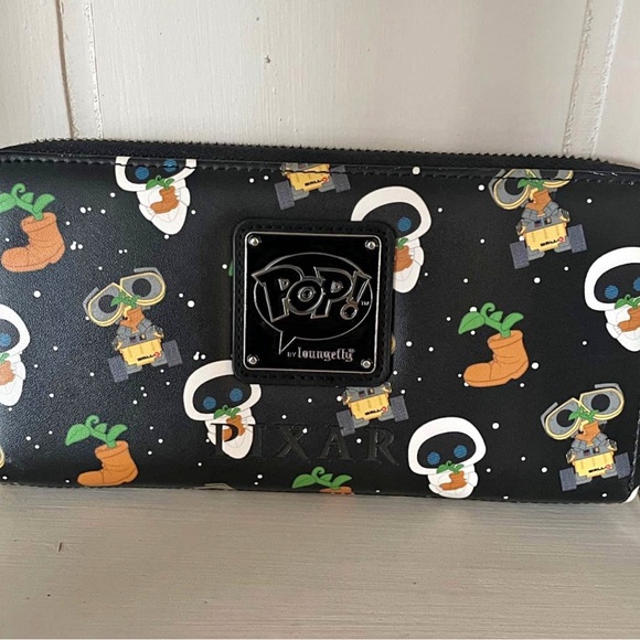 Loungefly | Bags | Black Loungefly Wallet With Walle Wallet | Poshmark